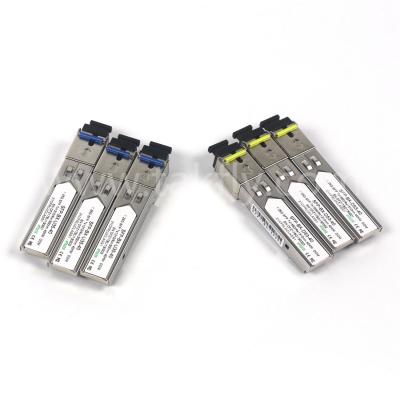 China 1.25G SFP BIDI Optical Transceiver Module Tx1310/Rx1550nm 40KM SMF DDM LC CISCO JUNIPER HUAWEI COMPATIBLE for sale
