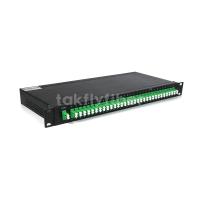 China 1x32 Fiber Optic PLC Splitter CATV WDM with IP in 1U 19 Inch Rack Mount for sale