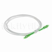 China Rodent Resistant G657A2 SC APC Fiber Optic Patchcord Armoured Fiber Patch Cable SM 3.0mm for sale