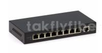China DF-1E-8EP 8-Port 10/100Mbps Fast Ethernet Switch with Non-Congealing Humidity 0-95% for sale