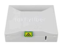 China FTTH Fiber Optic Termination Box with 1 ports cable entrance for patch cable for sale