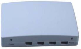 China FTTH Fiber Optic Termination Box with 4 ports cable entrance for patch cable for sale