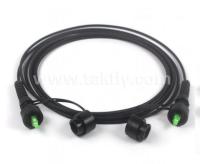 China ODVA Waterproof Patch Cord 4.5-8.0nm Cable Duratability ≤ 0.2dB With The Support Optical Cable for sale