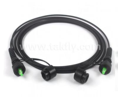 China ODVA Waterproof Patch Cord 4.5-8.0nm Cable Duratability ≤ 0.2dB With The Support Optical Cable for sale