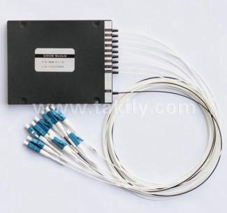China 8+1 CH Low Insertion Loss 2.2 Insertion Loss CWDM Mux Demux ABS with Connector for sale