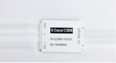 China 8 ch CCWDM Compact Coarse Wavelength Division Multiplexer with G657A1 Fiber and TBD Connector for sale