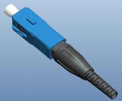 China SC UPC/APC Type Fast Fiber Optic Connector Mechanical embedded Tech with 125μm 652 657 Fiber Diameter for sale