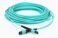 China 8/12/24core 2m-50m High Density PVC/LSZH UL Certification Female/ Male MPO-MPO Sm Om3 Om4 Om5 Trunk Cable Patch Cord Fiber Optic Jumper for sale