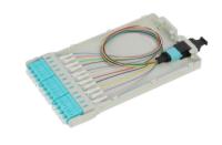 China Sliding Design MTP/MPO Cassette Management Panel for Cable Diameters 0.9 / 2.0 / 3.0mm -40°C to 80°C Temperature Range for sale