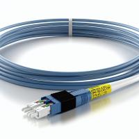 China CPR 24C Fiber Optic Patch Cord Data Center MPO Fiber Cable for sale