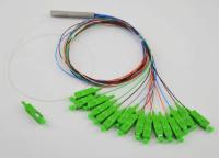 China 1X16 FTTX Mini Steel Tube Fiber Optic PLC Splitter Cable Diameter 0.9mm for FTTX Applications for sale