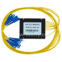 China Gpon Epon 1X8 SC APC ABS FTTX Fiber Optic PLC Splitter High Reliability And Stability for sale