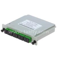 China 1*8 Single Mode G657A1 Fiber Casette Type LGX PLC Splitter With Sc/APC Connector High Reliability And Stability for sale
