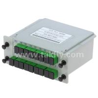 China High Reliability and Stability FTTX Gpon 1*16 Single Mode G657A1 Fiber Casette Type LGX PLC Splitter with Sc/APC Connector for sale