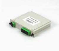 China 1x4 FTTX Gpon Fiber Casette Type LGX PLC Splitter with Sc/APC Connector High reliability and stability for sale