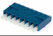 China LC 8 Ways Adapter with Zirconia sleeves for sale