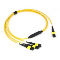 China Flexible MPO MTP Fiber Optic Patchcord for Easy Network Configurations 3.0mm-4.5mm Jacket Double Jacket Female without PIN for sale