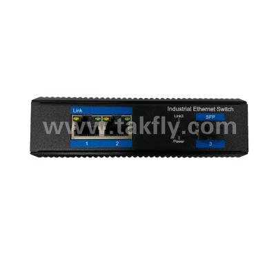 China Industrial POE Ethernet Switch 2 Port Gigabit with SFP Slot for sale