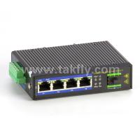 China Industrial POE Ethernet Switch 4-Port Gigabit with SFP Slot for sale