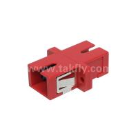 China SC Simplex Fiber Optic Adapter Multimode APC UPC Low Loss for sale
