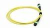 China MPO-MPO Fiber Patch Cord for Data Center 8-24 Core for sale