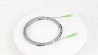 China SC/APC Duplex 9/125um Singlemode Fiber Optic Cable 3.0mm PVC for sale