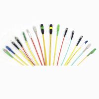 China SC/LC/ST/FC Fiber Optic Patch Cord 100N Tensile Strength PVC/LSZH for sale