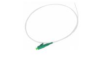 China LC Simplex 0.9mm Fiber Optic Pigtail APC SM G657A1 for sale