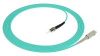 China ST-ST Simplex Fiber Optic Patch Cord PVC/LSZH/TPU UPC and APC for sale