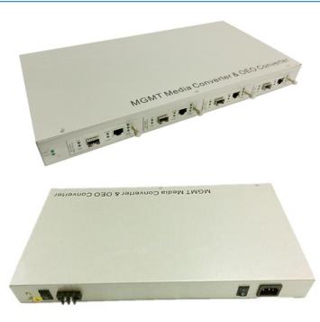 China 1U 4 Slots Media Converter Chassis for sale