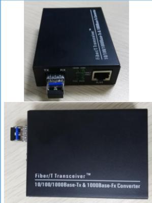 China 10/100/1000M Media converter Specification for sale