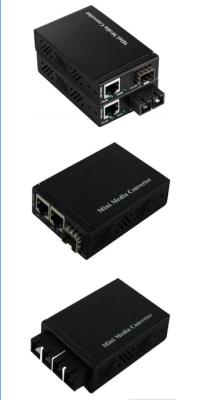 China Mini 10/100/1000 Base-TX to 1000 Base-FX Media Converter DC 5-12V SM/MM for sale