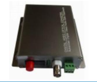 China 1 Channel Video Digital Optical Converter: AHD/CVI/TVI to BNC to Fiber Optic Video Transmitter/Receiver for sale