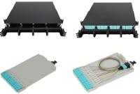 China 1U 144Cores High Density MPO Cassette Patch Panel for sale