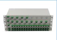China Rack Mount Fiber Optic PLC Splitter  | Fiber Optic Signal Distribution For PON and FTTH for sale