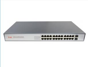 China 26-Port Full Gigabit PoE Fiber Switch (DF-2F-24GP) for sale