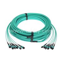 China 6x12F MPO MTP Male Female 72 Fibers MM Multimode OM3 OM4 Fiber Optic Patchcord / Optical Fiber Patch Cable / Optical Breakout Cable/ Optical Fiber Trunk Cable / Optic Fiber Fanout Cable for sale