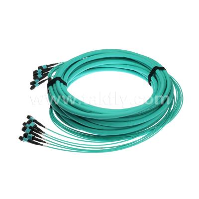 China 72 fibers 6x12F MPO MTP- 6x12F MPO MTP Male Female MM Multimode OM3 OM4 Fiber Optic Patchcord / Optical Fiber Patch Cable / Optical Breakout Cable/ Optical Fiber Trunk Cable / Optic Fiber Fanout Cable for sale