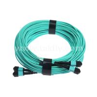 China 24 fiber Optical Breakout Cable 2x12F MPO MTP- 2x12F MPO MTP Male Female OM3 OM4 Multimode Fiber Optic Patchcord /Optical Fiber Patch Cable /Optical Fiber Trunk Cable /Optic Fiber Fanout Cable for sale