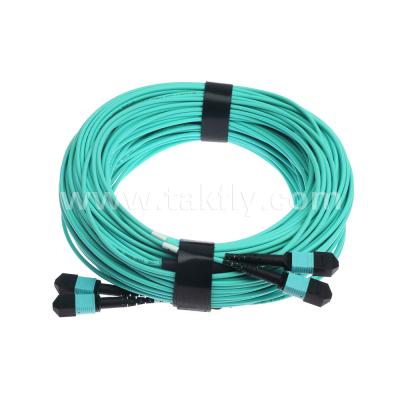 China 24 fiber Optical Breakout Cable 2x12F MPO MTP- 2x12F MPO MTP Male Female OM3 OM4 Multimode Fiber Optic Patchcord /Optical Fiber Patch Cable /Optical Fiber Trunk Cable /Optic Fiber Fanout Cable for sale