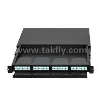 China High Density 1U 96F MPO MTP - LC SM MM Fiber Optical Patch Panel / Fiber Optic Chassis / Fiber Optic ODF/ Fiber Optic Distribution Box for sale