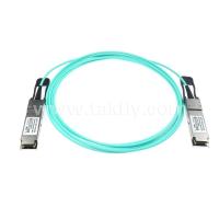 China Active Optical Cables Fiber AOC 100Gbps QSFP28 to QSFP28 for Data Center FTTH FTTX for sale