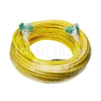 China CPR Dca Rated 48 Cores LC Single Mode G657A1 Fiber Optic Fanout Cable Patchcord for sale