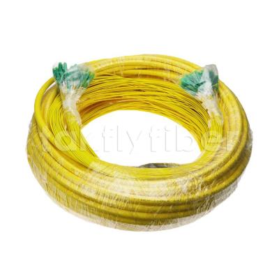 China CPR Dca Rated 48 Cores LC Single Mode G657A1 Fiber Optic Fanout Cable Patchcord for sale