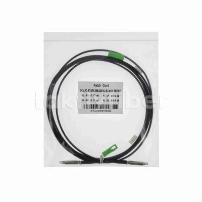 China FTTH Through Wall Pullable Pre-connectorized SC bullet connector Fiber optic patch cord for sale