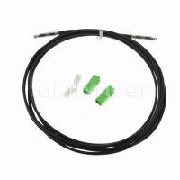China Pushable Bullet Flexible MTC-SC FTTH Drop Cable with 3.0mm Diameter and Low Insertion Loss ≤0.3dB for sale