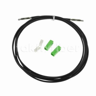 China Pushable Bullet Flexible MTC-SC FTTH Drop Cable with 3.0mm Diameter and Low Insertion Loss ≤0.3dB for sale