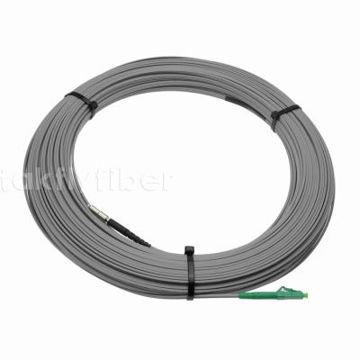 China 2.0*5.2mm Pullable Bullet SCAPC to SC/APC FTTH Drop Cable Fiber Optic Patchcord SM G657A2 for sale