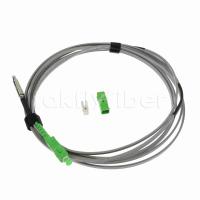China FTTH FTTX Pullable Bullet SC/APC Fiber Optic Patchcord with LSZH Jacket and G657A2 Fiber for sale