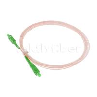 China Takfly Invisible Self-Adhesive FTTH Drop Cable with G657A Fiber and 2.2x3.0mm Diameter SCAPC Patchcord for sale